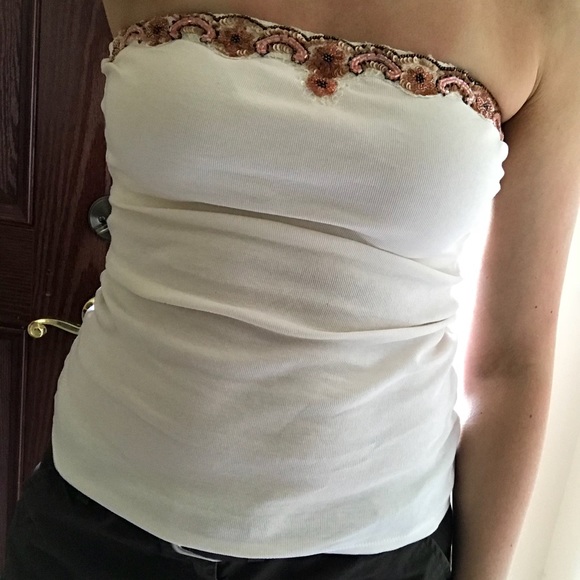 American Eagle Outfitters | Tops | Beaded Tube Top | Poshmark